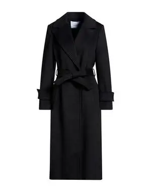 FRACOMINA Belted Double-breasted Coat - Black