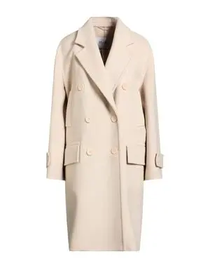 Max Mara Double-breasted Coat In Light Virgin Wool And Cashmere - Grey