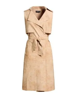 Chiara Boni La Petite Robe Sleeveless Trench Coat In Stretch Jersey - Sand