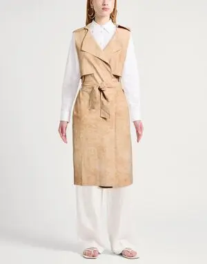Chiara Boni La Petite Robe Sleeveless Trench Coat In Stretch Jersey