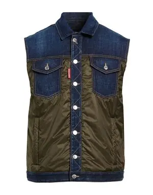 Dsquared2 Sleeveless Two-tone Vest - Green