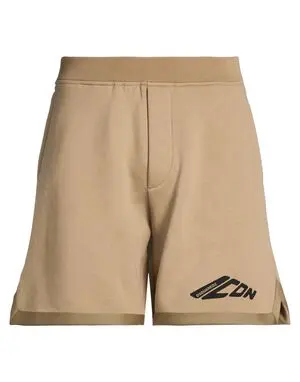 Dsquared2 Cotton Polyester Athletic Shorts - Camel