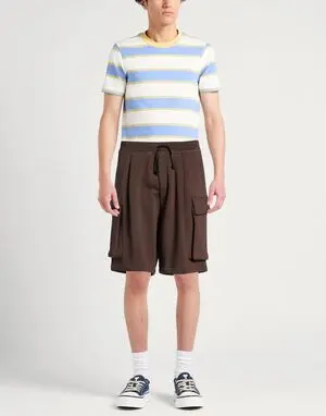 Dsquared2 Chocolate Cotton Polyester Cargo Shorts - Brown