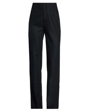 THE FRANKIE SHOP THE FRANKIE SHOP Straight-Leg Flannel Pants Black