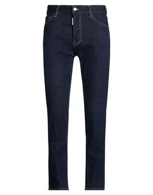 Dsquared2 Jeans In Cotton, Elastane, And Cow Leather