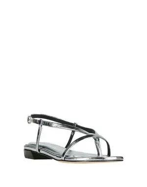 Rag & Bone Thong Sandal Leather - Silver
