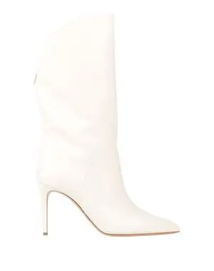 Paris Texas Leather Ankle Boots - White