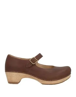 Dansko Leather Clogs - Brown