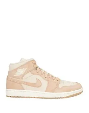 JORDAN High-top Sneakers In Leather And Suede - Beige