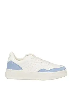 Armani Exchange Two-tone Suede Trim Sneakers - Blue