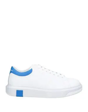 Armani Exchange Low-top Leather Sneakers - White