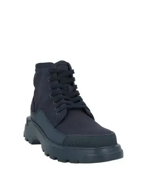 Armani Exchange Lace-up Ankle Boots - Navy
