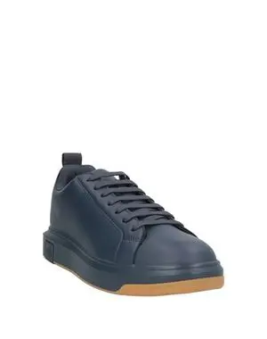 Armani Exchange Polyester And Polyurethane Low-top Sneakers - Navy