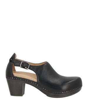 Dansko Pebbled Leather Clogs - Black