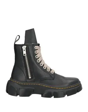 DR. MARTENS X RICK OWENS Leather Ankle Boots
