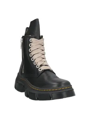 DR. MARTENS X RICK OWENS Leather Ankle Boots