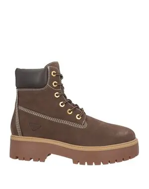 DOCKSTEPS Lace-up Nubuck Ankle Boots - Brown