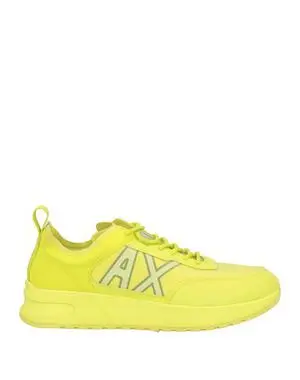 Armani Exchange Sneakers Size Polyester, Polyurethane - Yellow