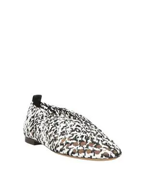 MANSUR GAVRIEL Perforated Leather Ballet Flats - Black