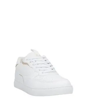Armani Exchange Low-top Sneakers With Logo And Piped Trims