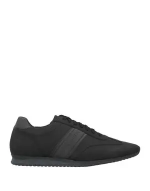 Paul & Shark Leather And Textile Low-top Sneakers