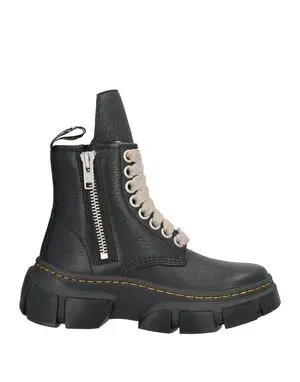 DR. MARTENS X RICK OWENS Leather Ankle Boots