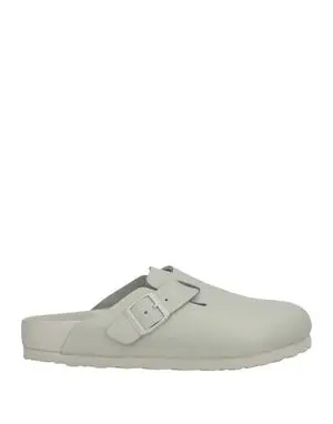 BIRKENSTOCK Leather Mules & Clogs - Grey