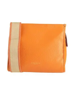 GIANNI CHIARINI Pebbled-leather Crossbody Bag - Mandarin