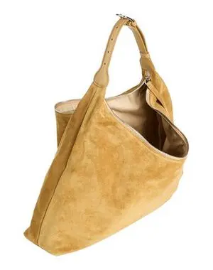 LIFFNER Leather Hobo Bag - Beige
