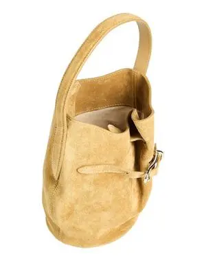 LIFFNER Leather Bucket Bag - Beige
