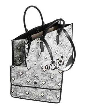 Mcm Handbag In Canvas And Leather