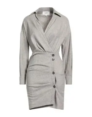 Ba&sh Flannel Mini Wrap Dress