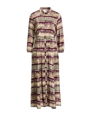 Ba&sh Crepe Midi Shirt Dress