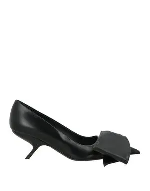 FERRAGAMO Lambskin Pumps With Appliqués