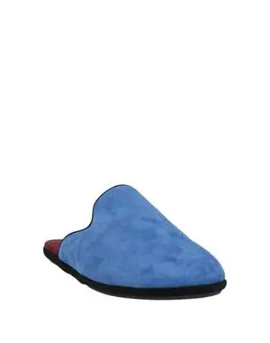 Dolce & Gabbana House Slippers In Goat Skin - Azure