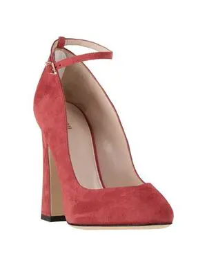 POLLINI Pumps In Leather With Buckle Fastening