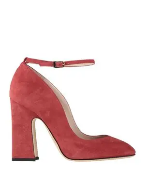 POLLINI Pumps In Leather With Buckle Fastening