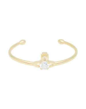 VIVIENNE WESTWOOD Reina Large Bangle Bracelet In Brass With Crystal Embellishments