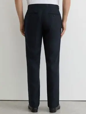 REISS Kin Classic Fit Tailored Linen Trousers
