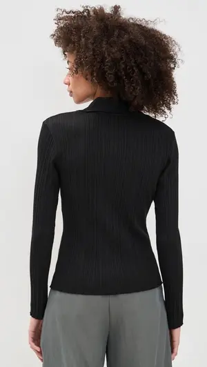 Vince Variegated Rib Polo