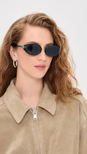 Attico Ambra Sunglasses - Black