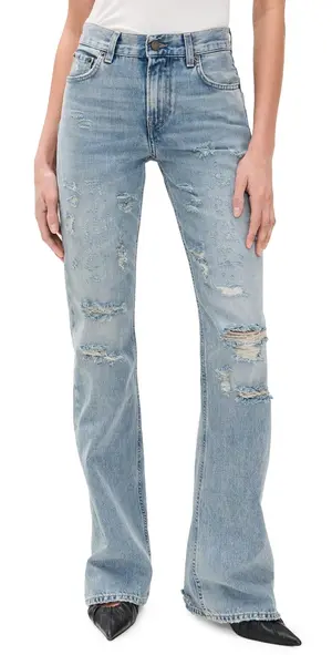 Haikure Zip Up Jeans For Women
