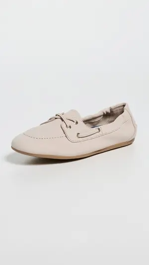 Sperry Slimsail Leather Flats - Opal