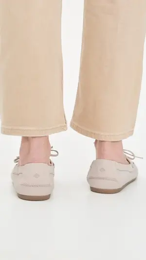 Sperry Slimsail Leather Flats - Opal
