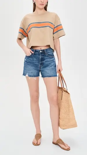 PISTOLA Nova Denim Shorts