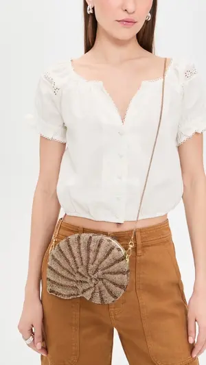 L*Space Nautilus Beaded Bag