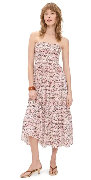Ulla Johnson Luca Strapless Midi Dress