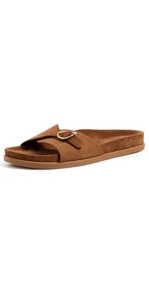 ANCIENT GREEK SANDALS Stoa Footbed Sandals - Rust