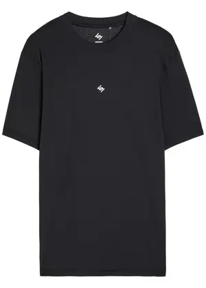 REPRESENT REPRESENT 247 Numbers Stretch-Jersey T-Shirt - Black