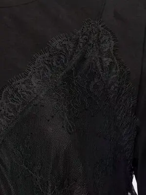 NISSA Lace Panel T-shirt